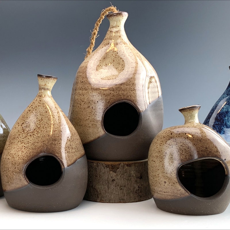 Ceramic Bird Planters - Etsy