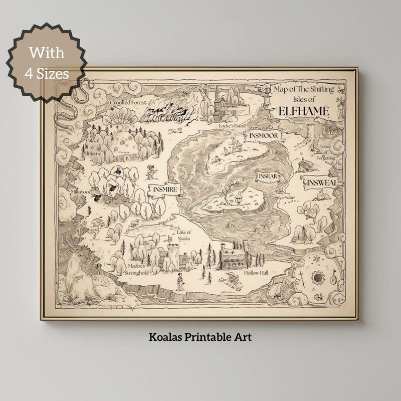 Wicked Map Print - Etsy