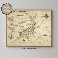 Empyrean Series World Map – Inspired by Fourth Wing & Iron Flame by ...