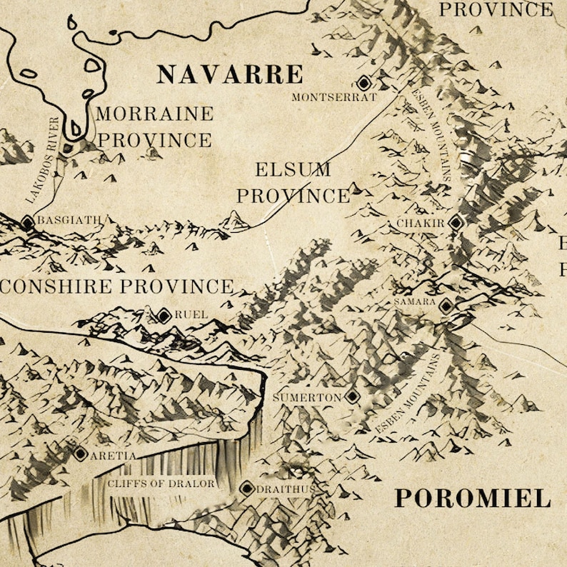 Fourth Wing Map, the Continent, Fan Art Inspired by Iron Flame ...