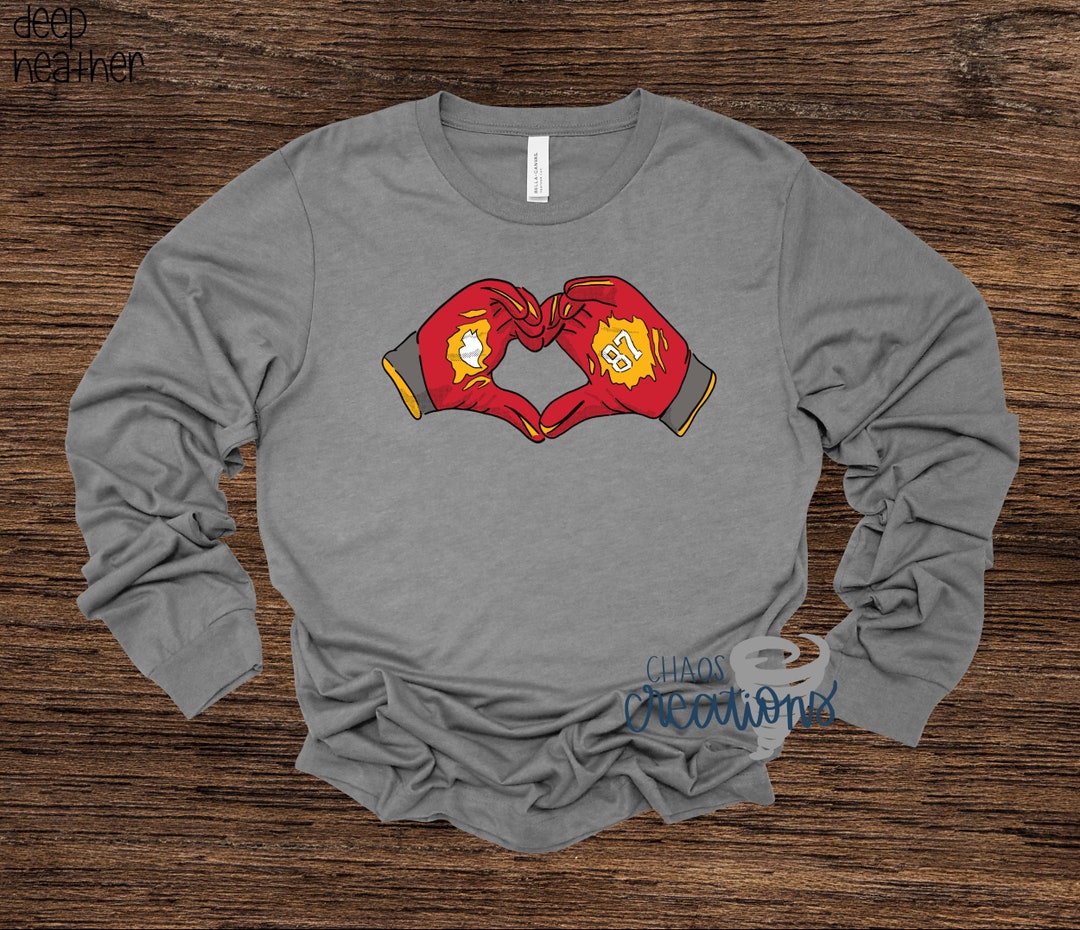 Heart Hands Touchdown Long Sleeve - Etsy