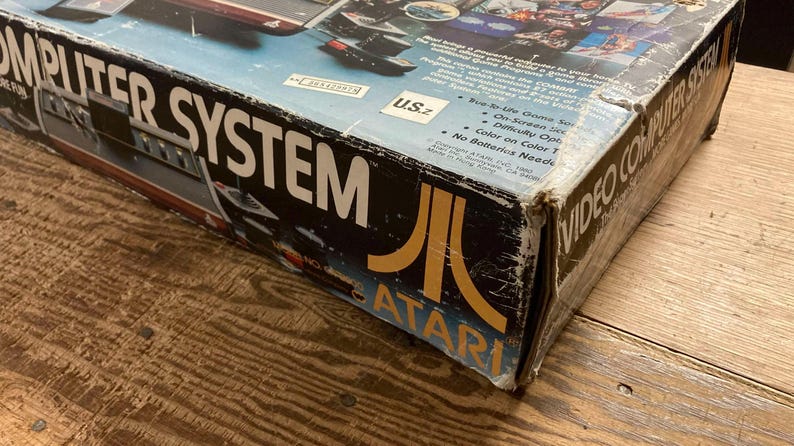 CONSOLE : Atari 2600 (1982 in Box, 100% Original & Functional, Includes ...