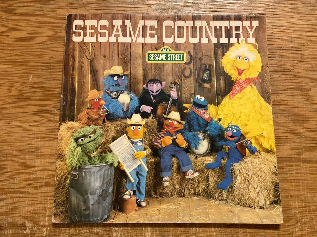 Vinyl LP : Sesame Street – Sesame Country - Etsy