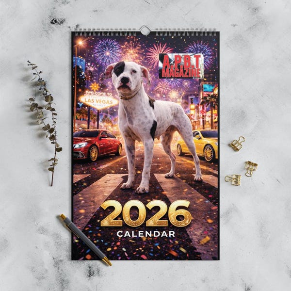 2026 Pit Bull Calendar - Etsy