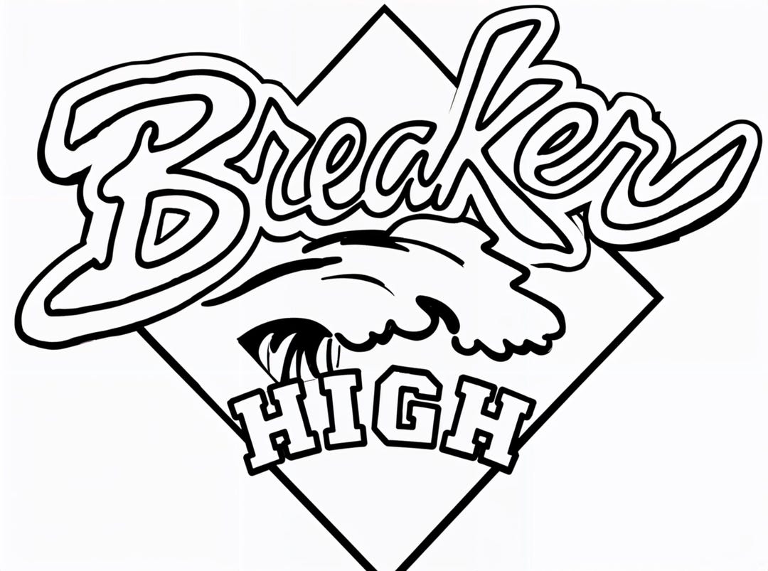 Breaker High Digital Colouring Pages Volume 2 - Etsy