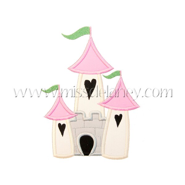 Castle Applique - Etsy