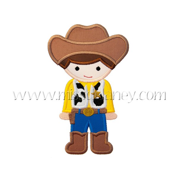 Cowboy Applique - Etsy