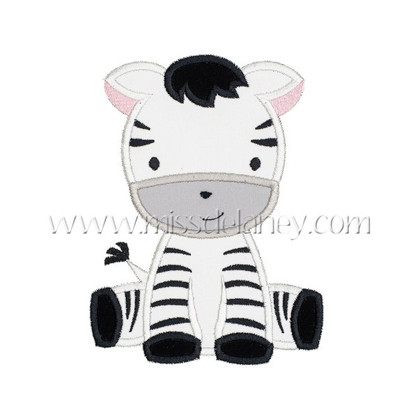 Zebra Applique - Etsy