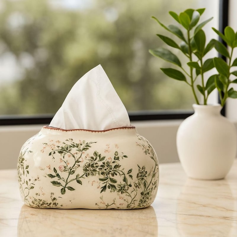 Unique Ceramic Tissue Box - Etsy