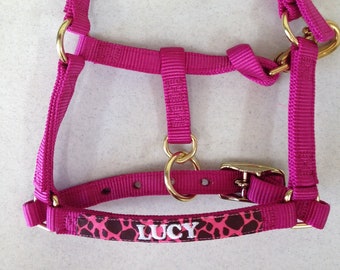 Personalized Horse Halter, Halter, Monogrammed Horse Halter, Horse ...