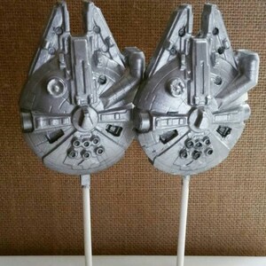 Star Spaceship Chocolate Lollipops / Galaxy Lollipops - Etsy