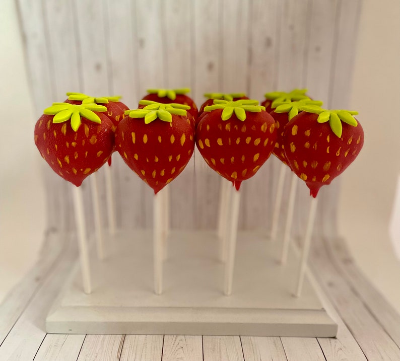 Strawberry Cake Pops * Fruit Cake Pops - Etsy