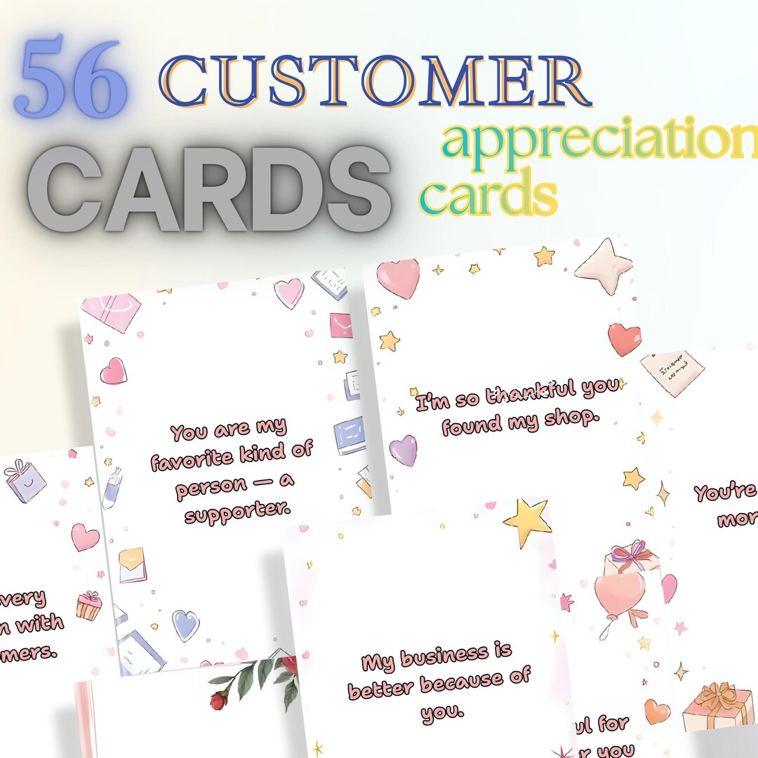 Customer Appreciation Cards | Thank You Cards for Clients, Small ...