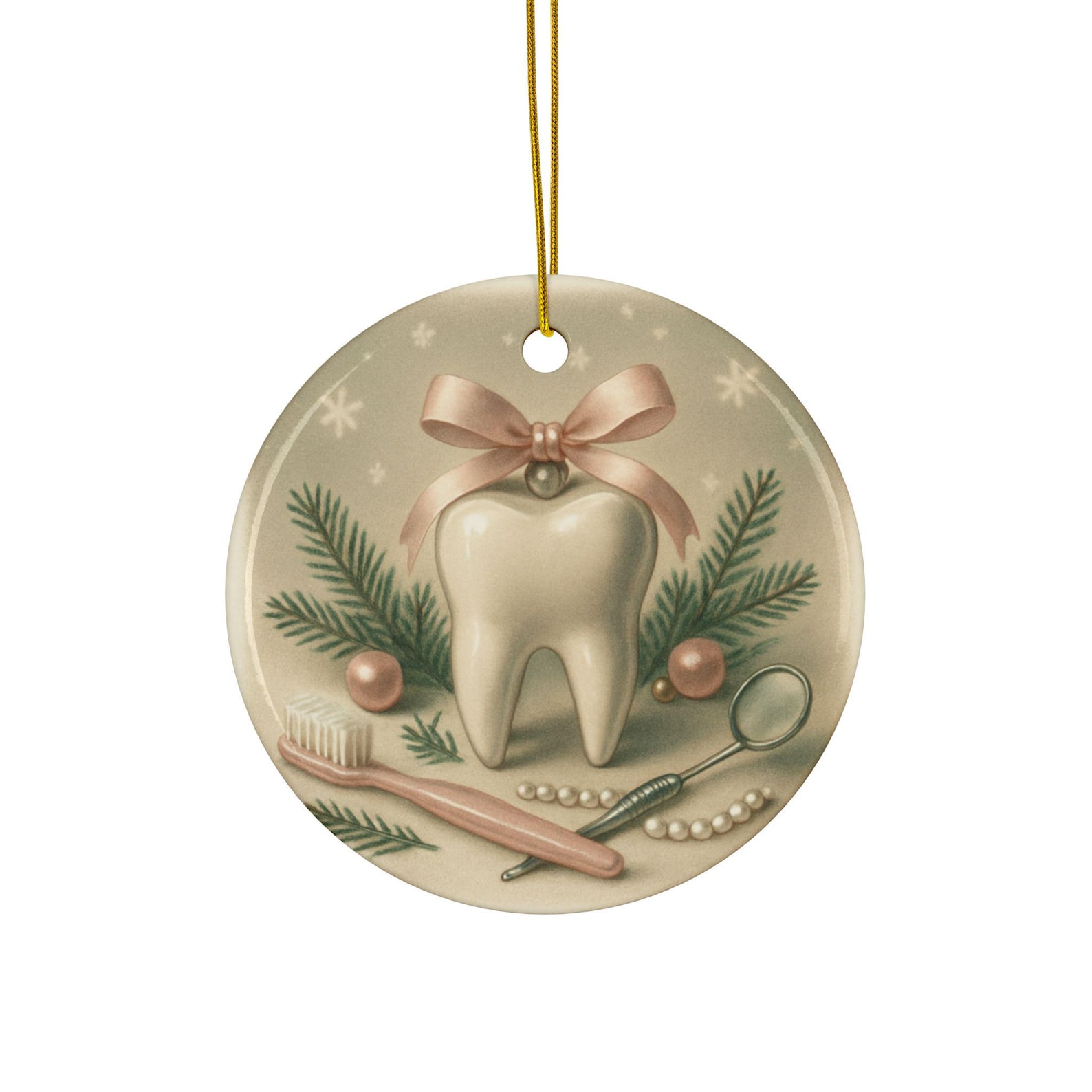 Ceramic Ornaments, Tooth Ornament, Girly Dental Decor, Dental Office ...