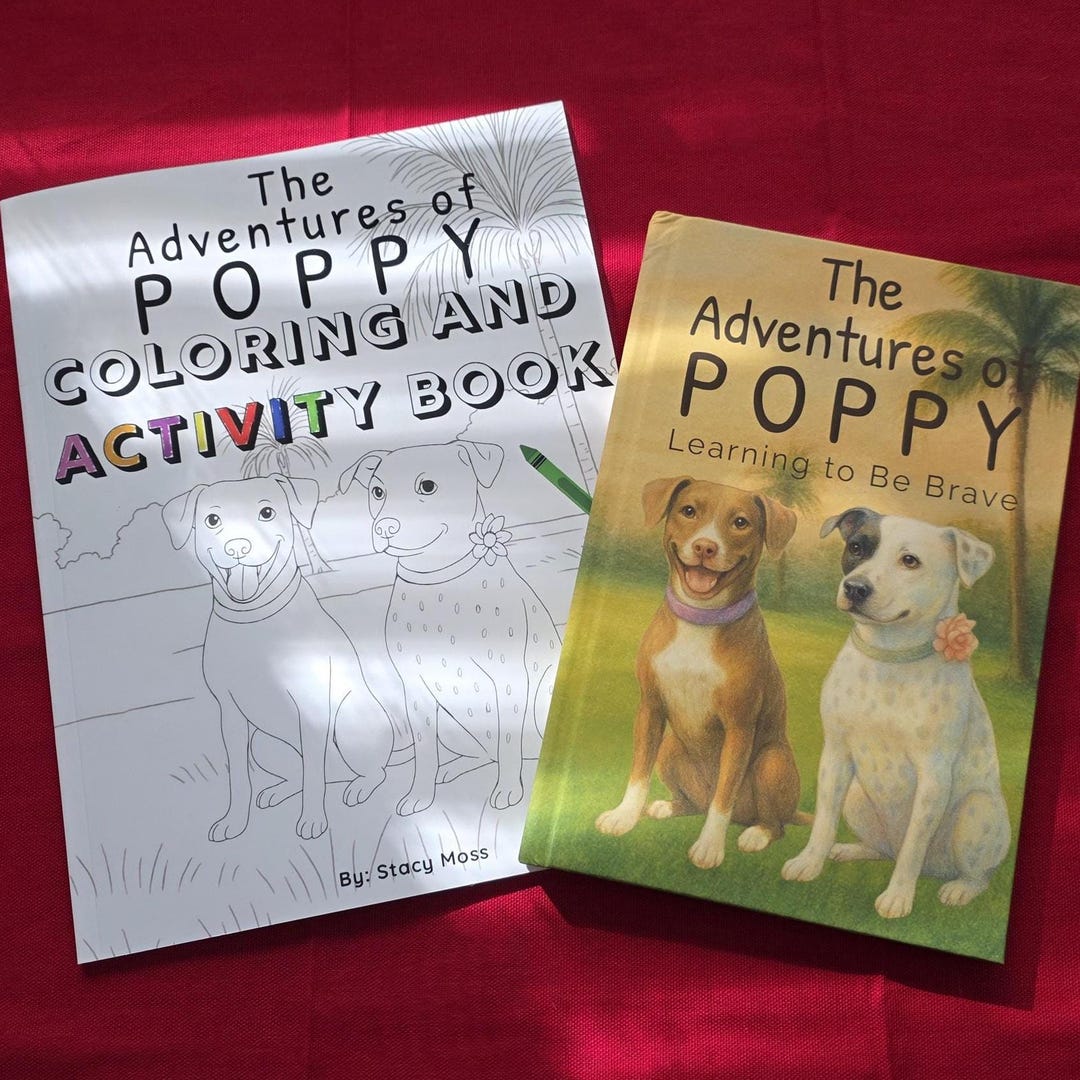 The Adventures of Poppy: Learning to Be Brave Storybook & Coloring ...