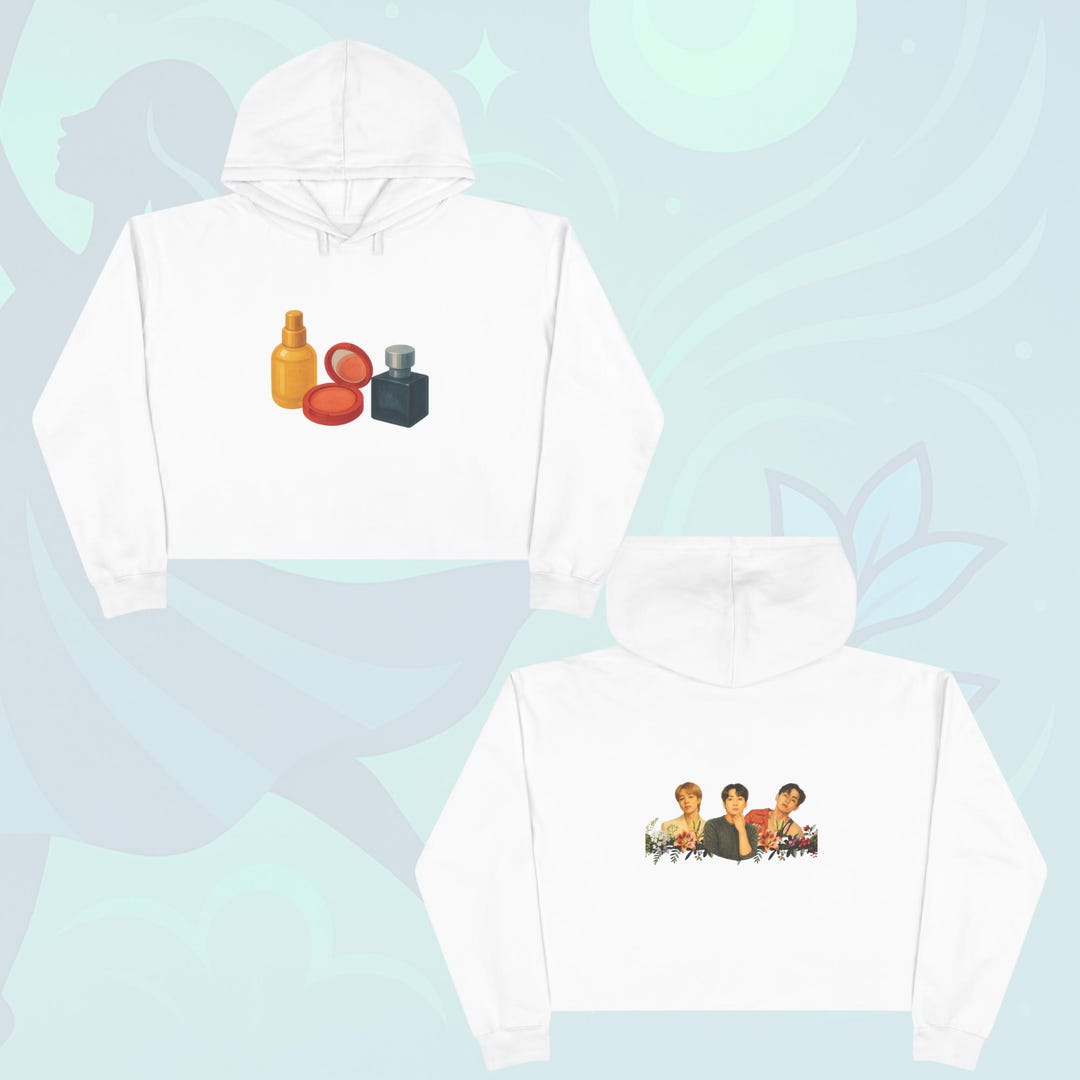 Longsleeve Cropped Hoodie: BTS Jimin V Jung Kook - Etsy