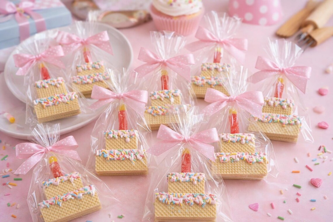 1 Dozen Edible Individually Wrapped Birthday Cake Celebration Chocolate ...
