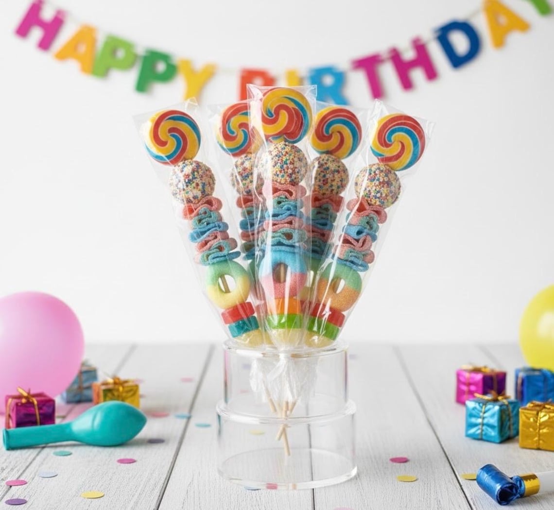 1 Dozen Custom Party Favor Candy Kabobs Any Color, Any Theme - Etsy