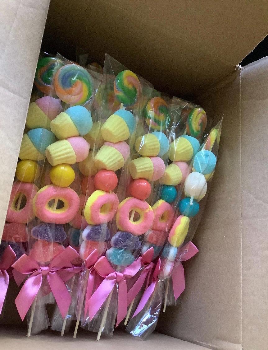 1 Dozen Custom Party Favor Candy Kabobs Any Color, Any Theme - Etsy