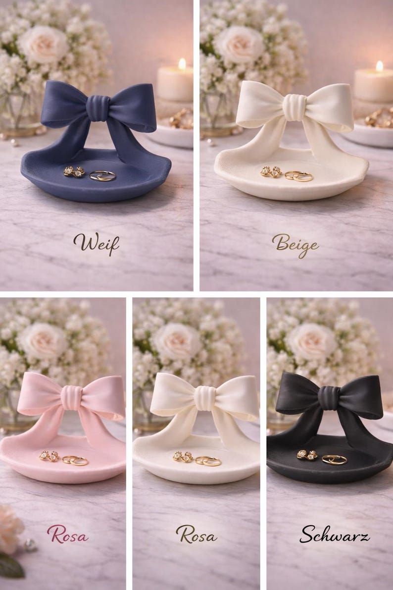 Schleifen Schmuckschale | 3D Druck Deko Ablage Aus PLA | Schmuck ...