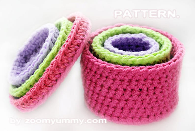 Crochet Pattern Crochet Boxes pattern No. 022 INSTANT - Etsy