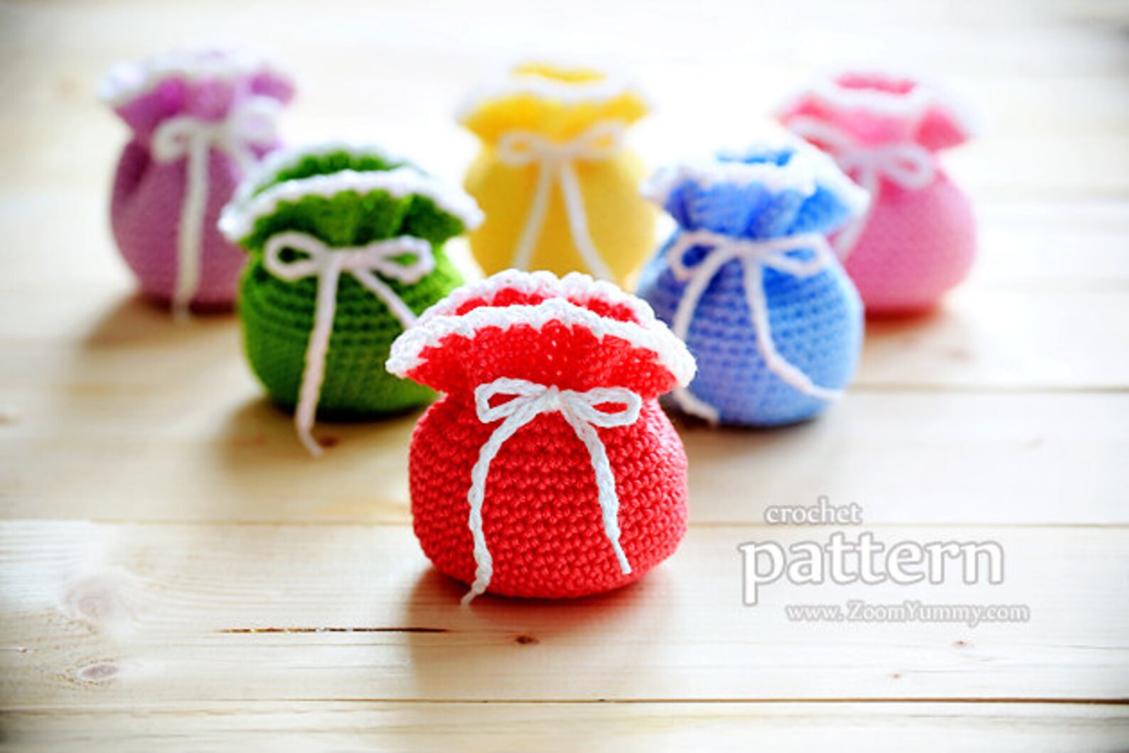 Crochet Pattern Mini Crochet Pouches pattern No. 062 - Etsy