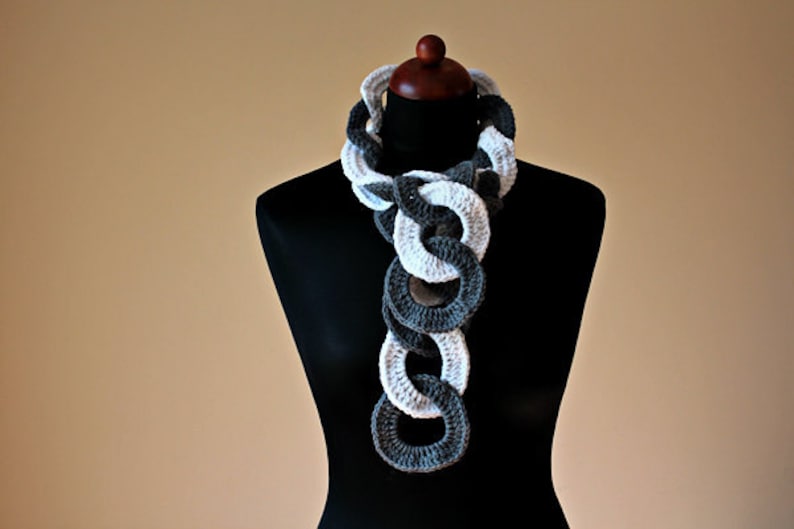 Crochet Pattern - Crochet Ring Scarf (pattern No. 034) - INSTANT ...