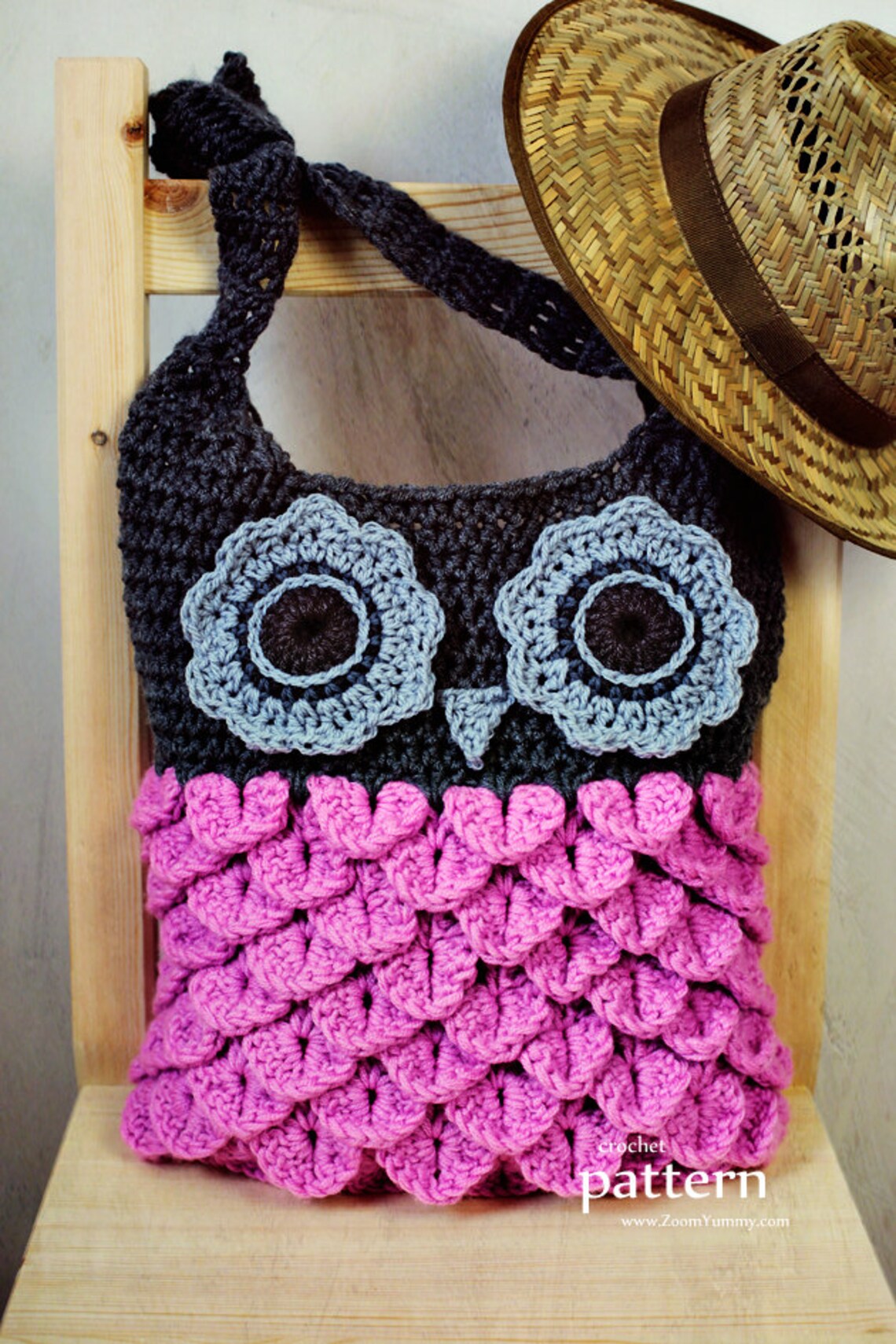 Crochet Pattern Crochet Owl Purse With Feathers pattern No. - Etsy Canada
