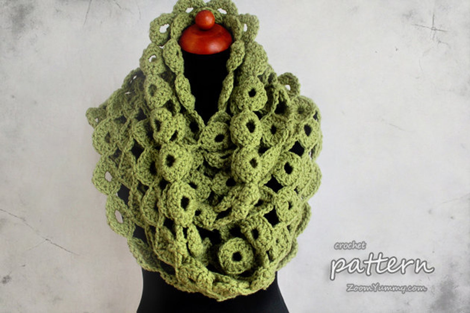 Crochet Pattern Chunky Joy-joy Scarf pattern No. 050 - Etsy