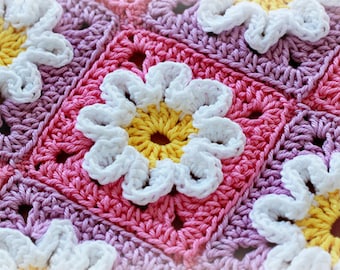 3d Crochet Blanket Pattern - Etsy