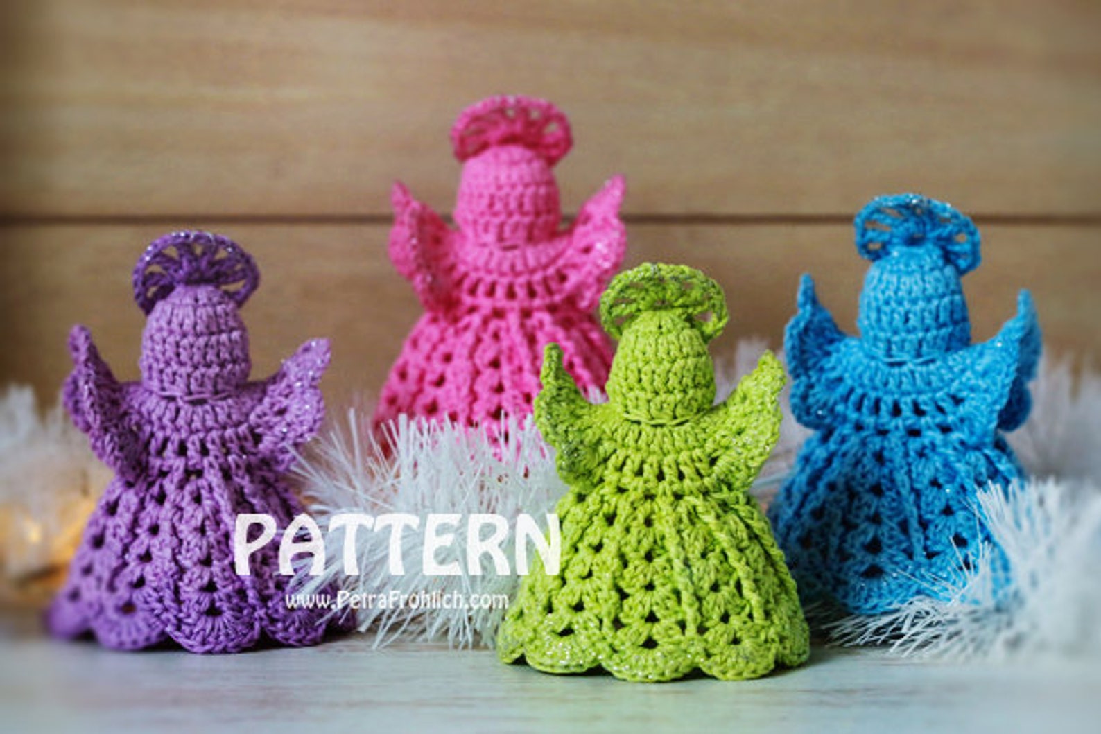 Crochet Pattern Angel Ornaments pattern No. 074 INSTANT - Etsy