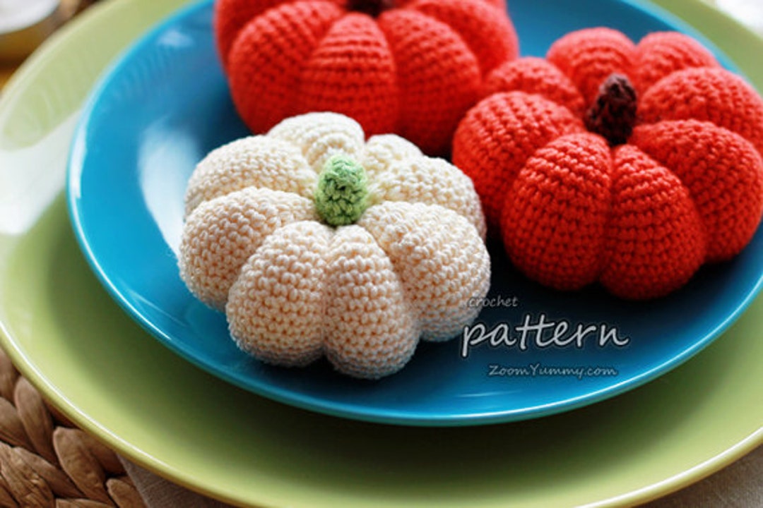 Crochet Pattern - Crochet Pumpkins (pattern No. 004) - INSTANT DIGITAL ...