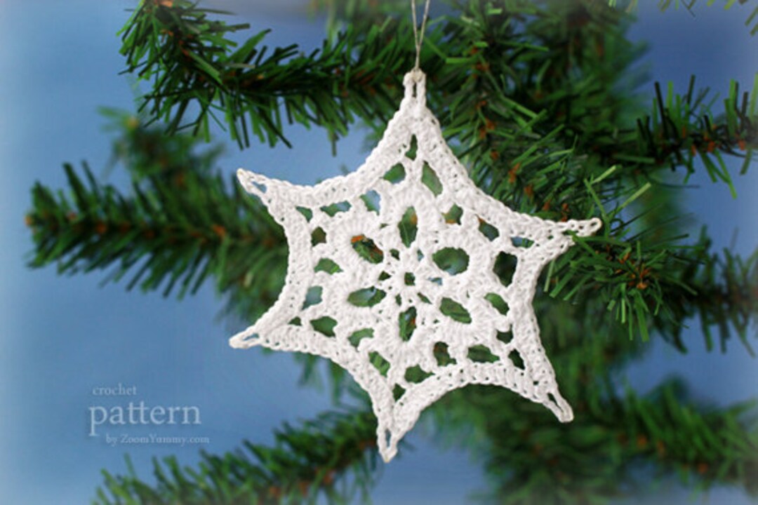 Crochet Pattern - Happy Crochet Snowflake/star (pattern No. 026 ...