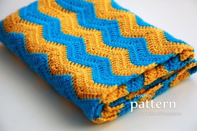 Crochet Pattern Crochet Chevron Infinity Scarf pattern No. | Etsy