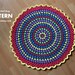 Crochet Pattern - Happy Crochet Rug (pattern No. 030) - INSTANT DIGITAL ...
