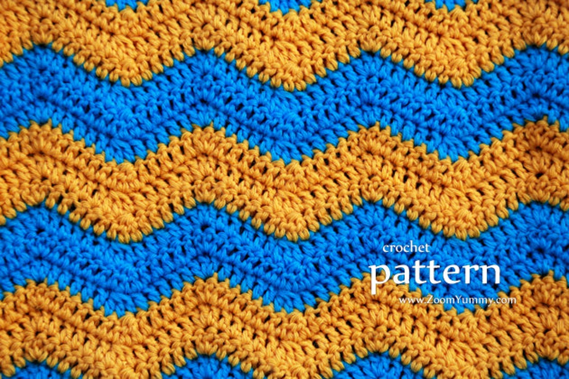 Crochet Pattern Crochet Chevron Infinity Scarf pattern No. - Etsy