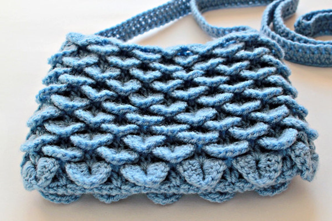 Crochet Pattern Crochet Crocodile Stitch Bag pattern No. - Etsy