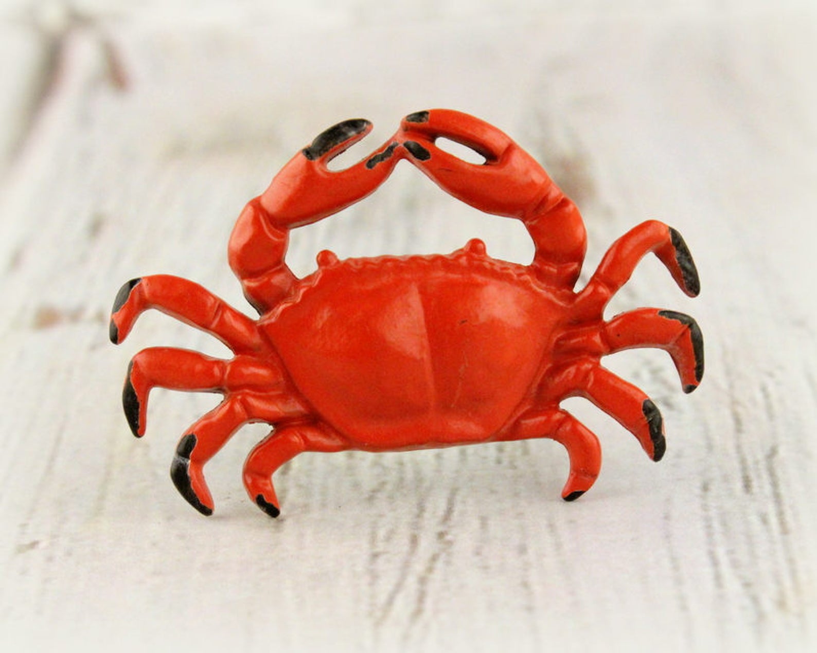 Red Crab Knobs Nautical Drawer Pull Cabinet Knobs Drawer - Etsy