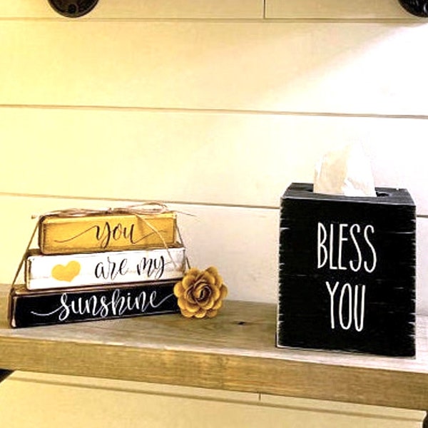 Bless You Tissue Box - Etsy