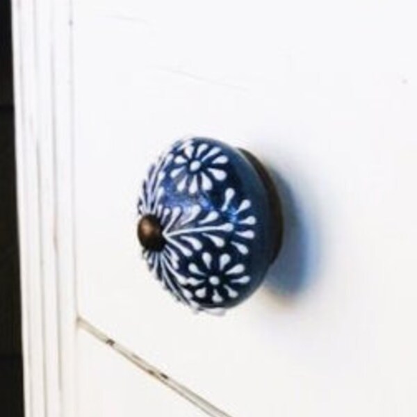 Navy Blue Knobs - Etsy