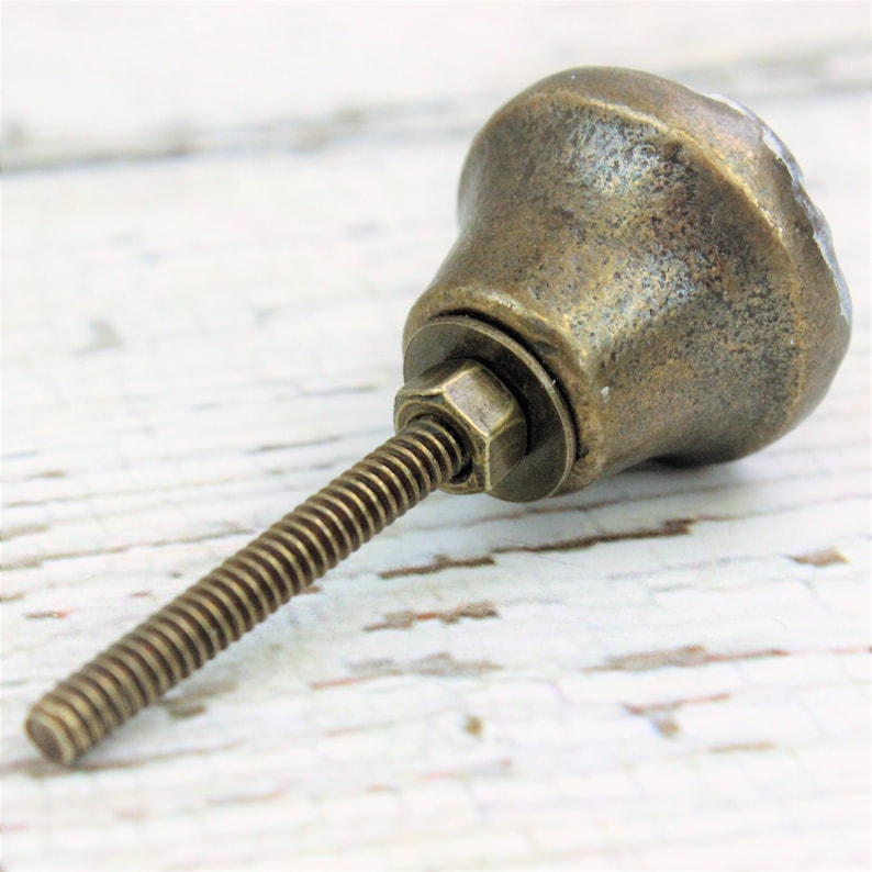 Antique Gold Knob Vintage White Knobs Modern Cabinet Knobs - Etsy