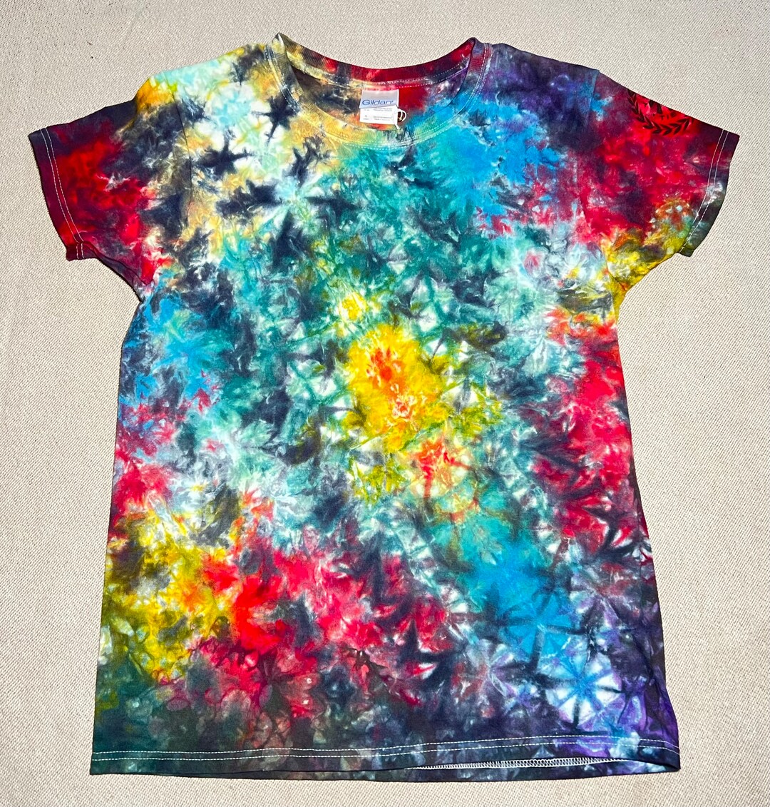 Yummy Tie-dye Gildan Cotton T-shirt - Ladies Small - Etsy