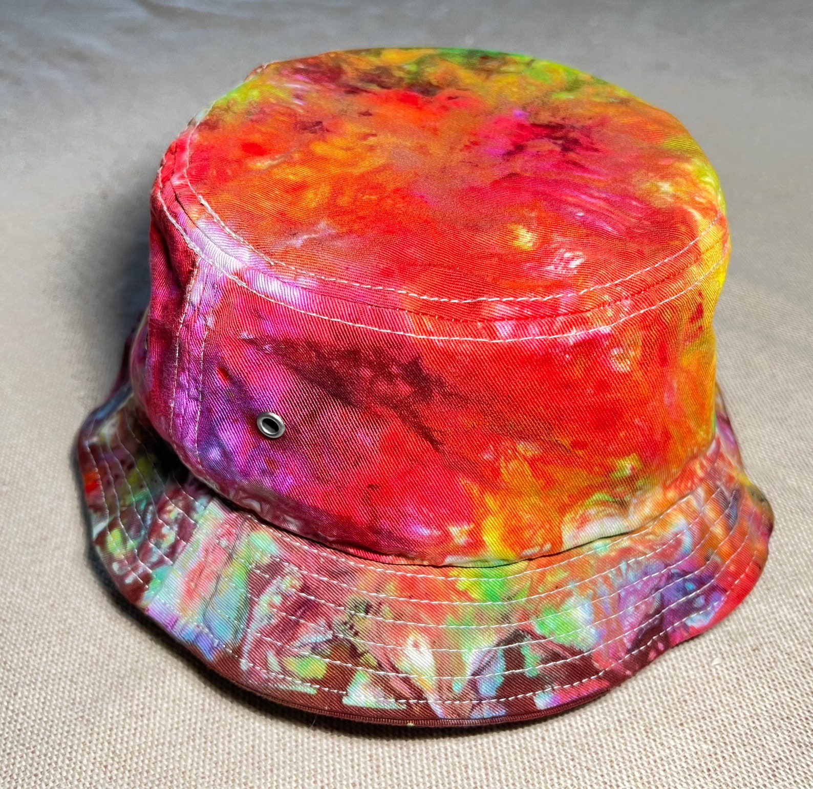 14324 Metal Eyelet Bucket Hat 100% Cotton - Etsy