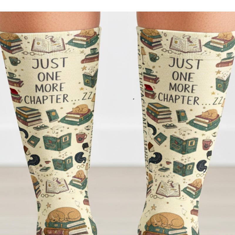 Bookish Socks - Etsy