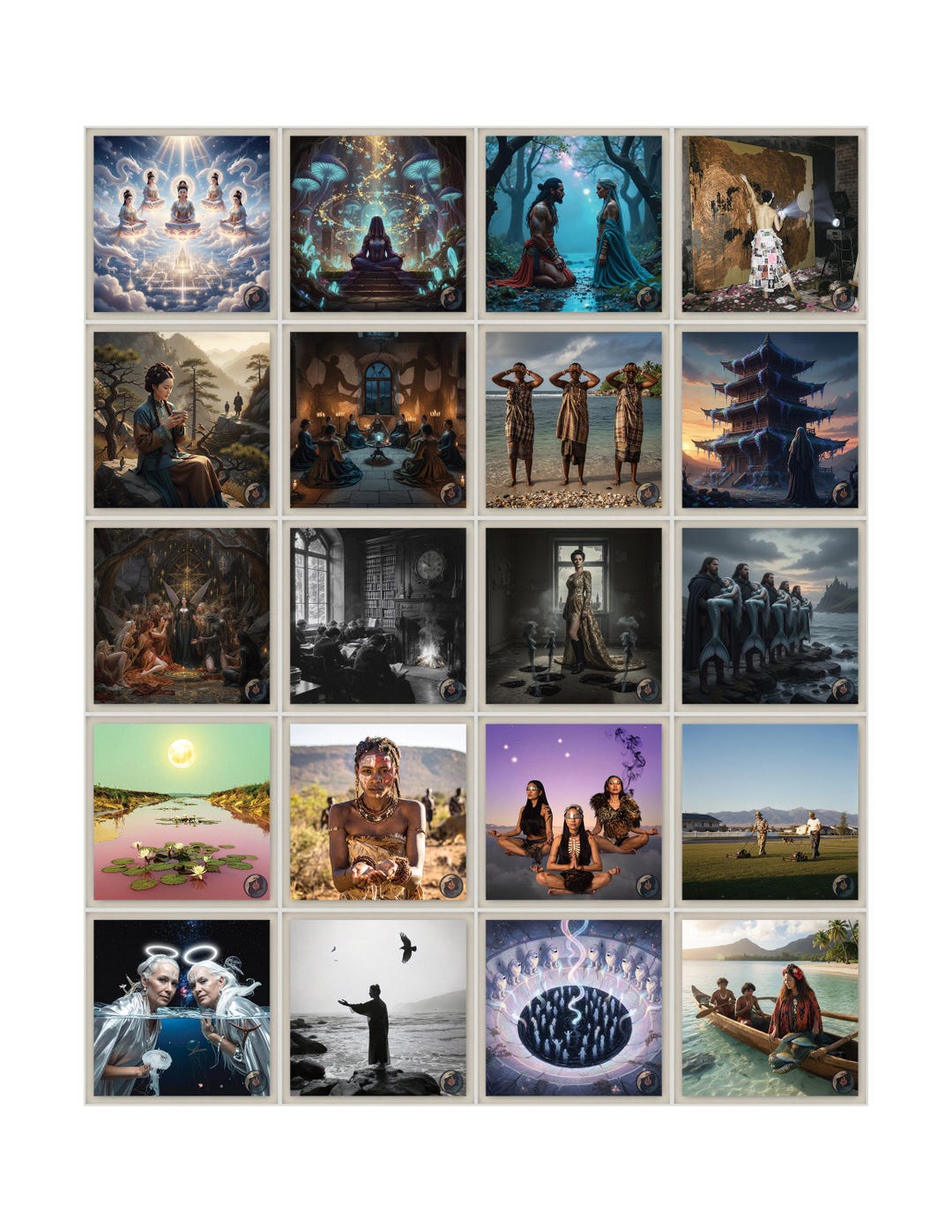 Mini Oracle Cards · A Charmed Apocrypha’s Glints – Shimmering Rays Set ...