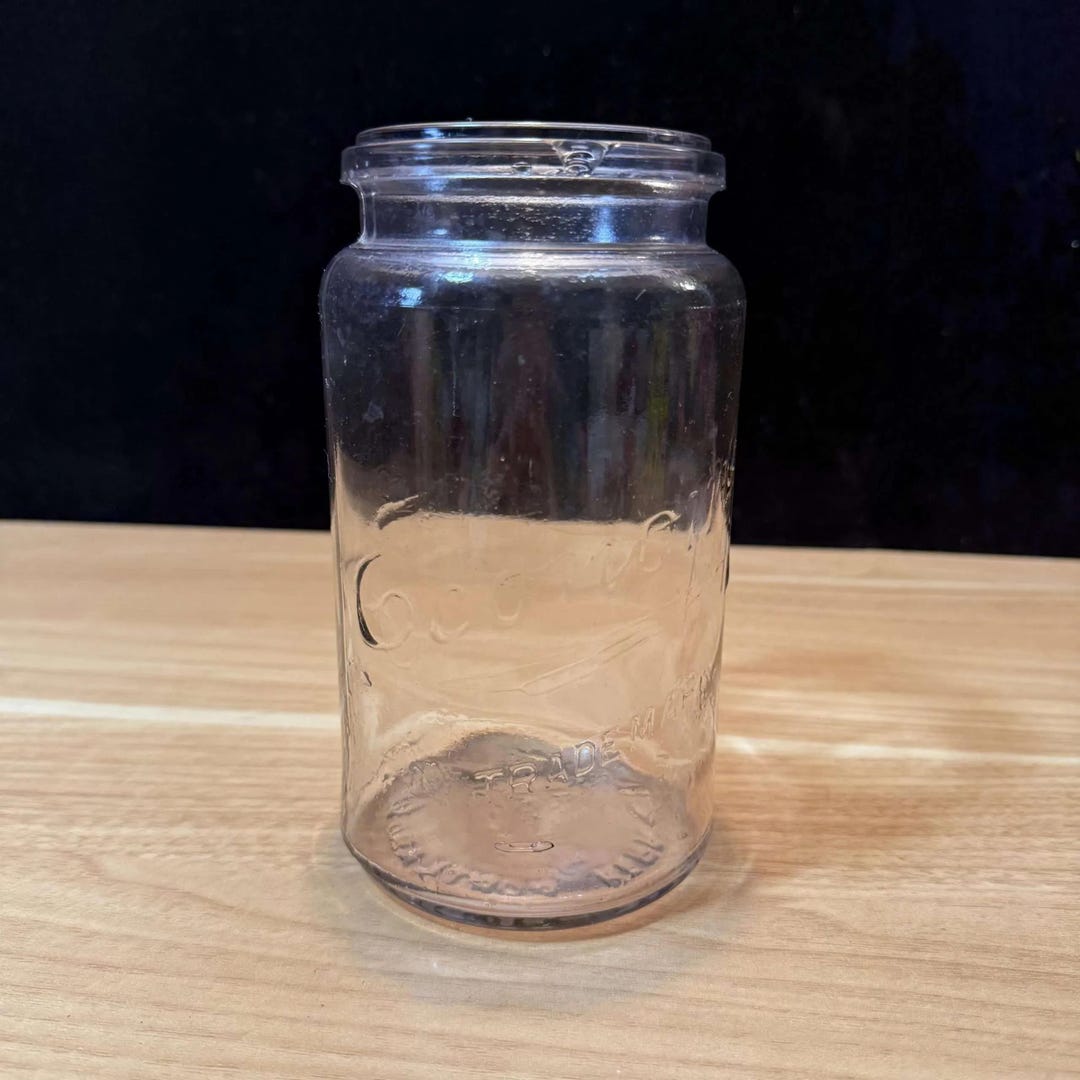 Antique Kerr Glass Mfg Co Wide Mouth Canning Jar Portland Oregon ...