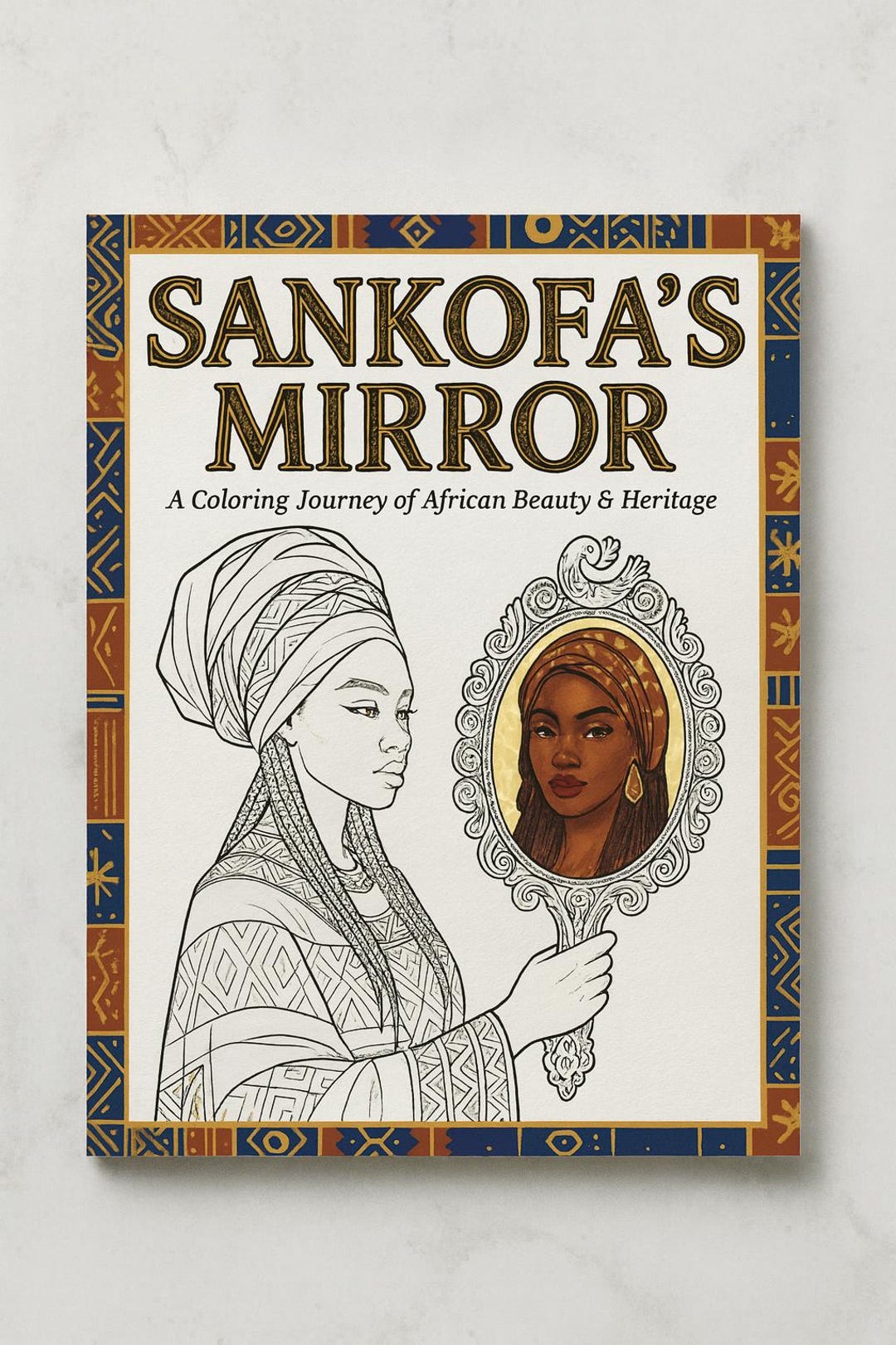 Sankofa’s Mirror African Women Coloring Book – 15 Printable Pages ...
