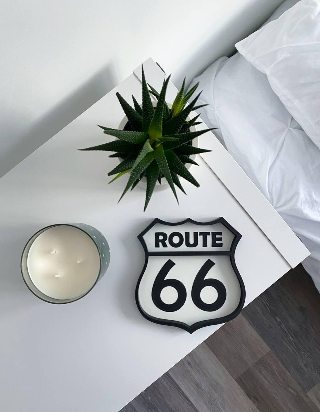 Route 66 Catch All Tray – 3D Printed | Highway 66 Desk Organize for ...