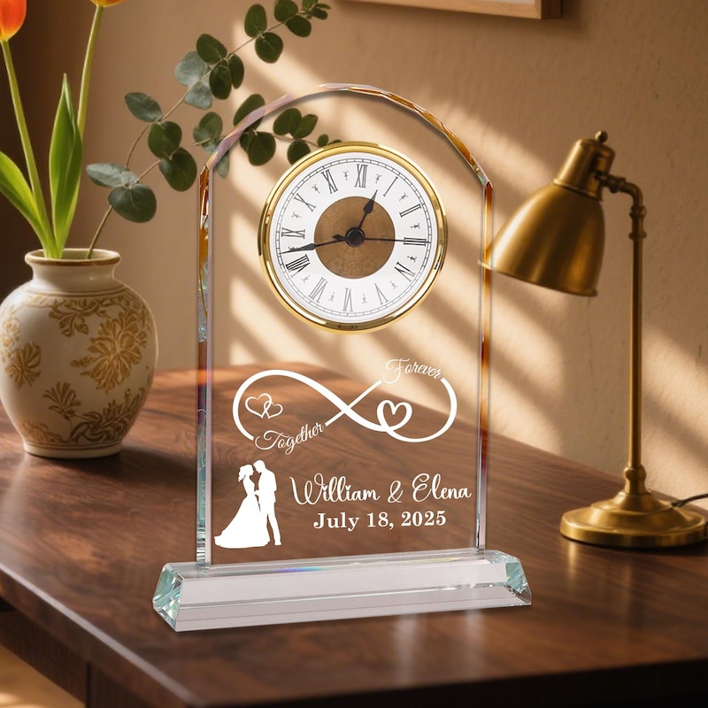 Crystal Clock - Etsy
