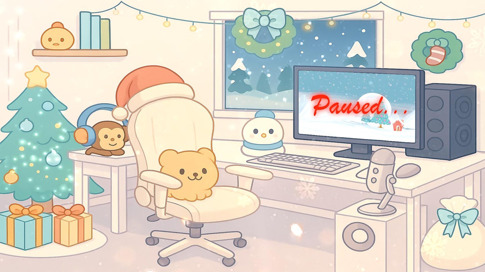 Magical Christmas Animated Stream Overlay Pack (digital Download) - Etsy